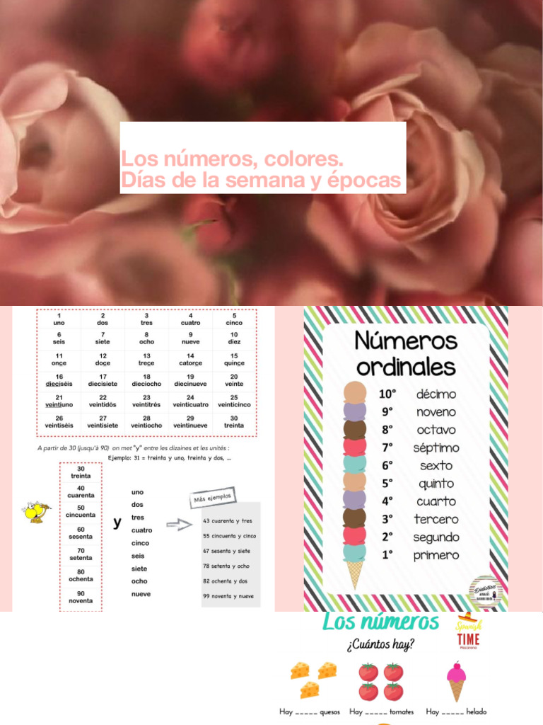 Colores, Números | PDF