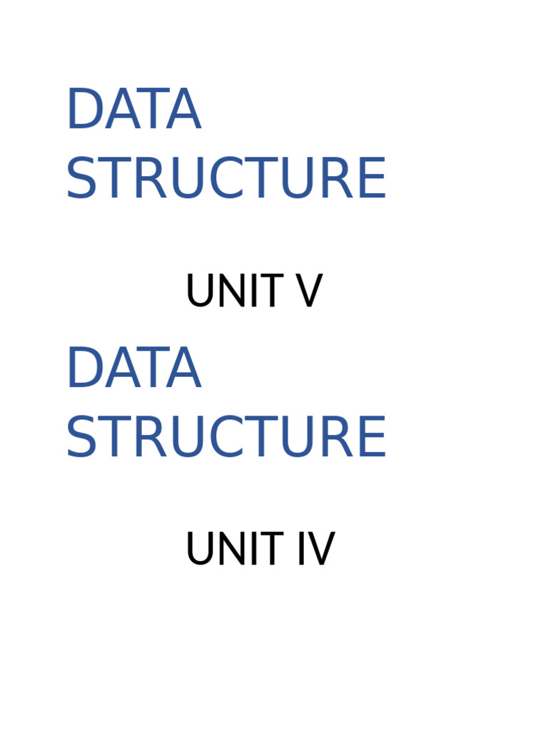 Data Structure | PDF