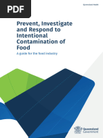 Food Indemnity Form for Hotel Guests | PDF
