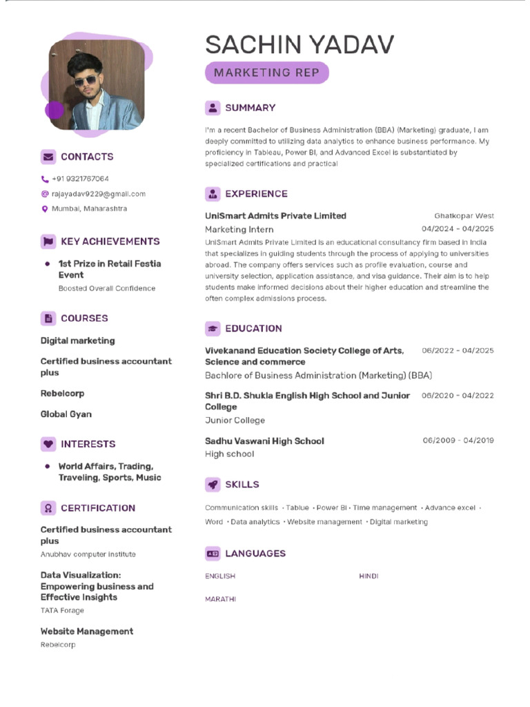Sachin Resume | PDF
