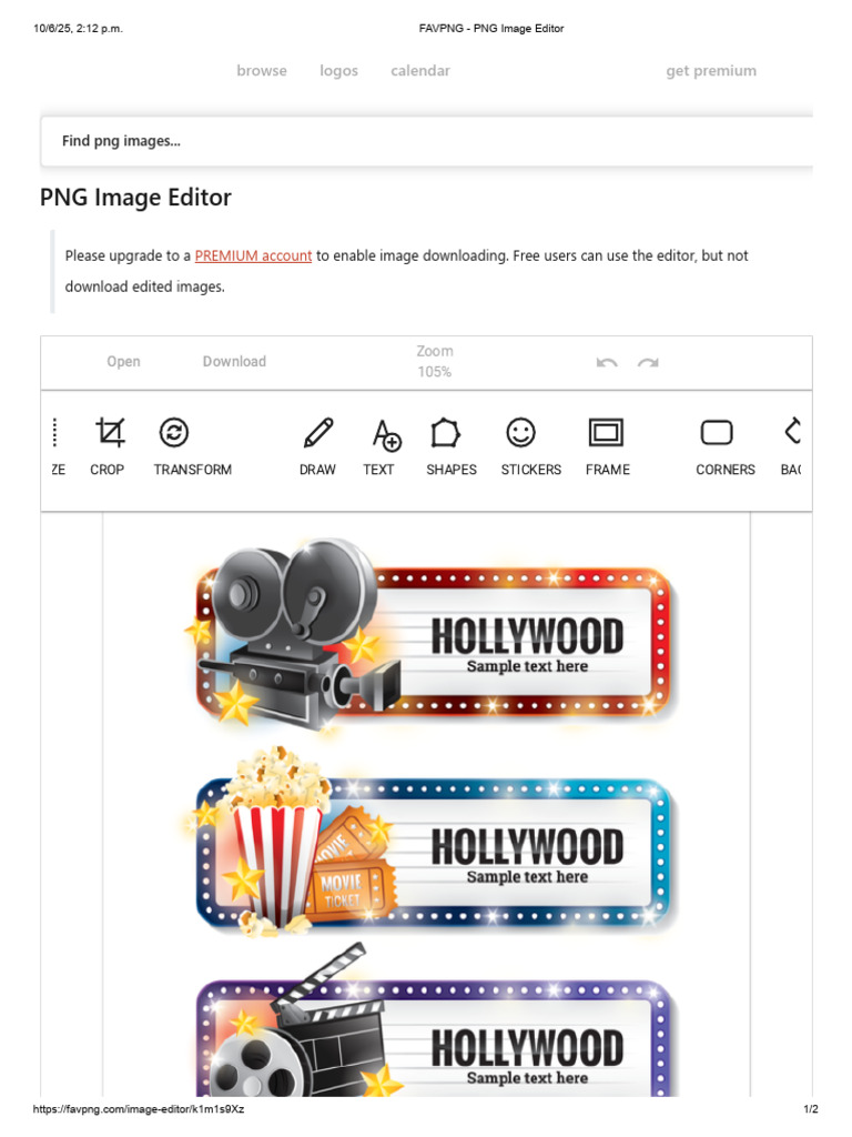 PNG Image Editing and Downloading Guide | PDF | Image Editing | Imaging