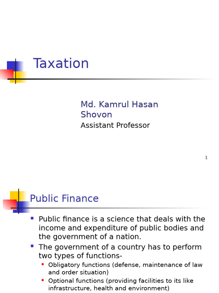 Class Lecture 108 All | PDF | Taxes | Public Finance