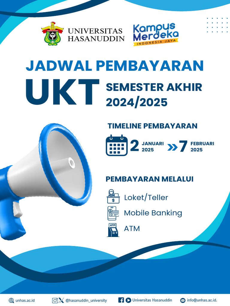 Jadwal Pembayaran Ukt Semester Akhir 2024-2025 | PDF