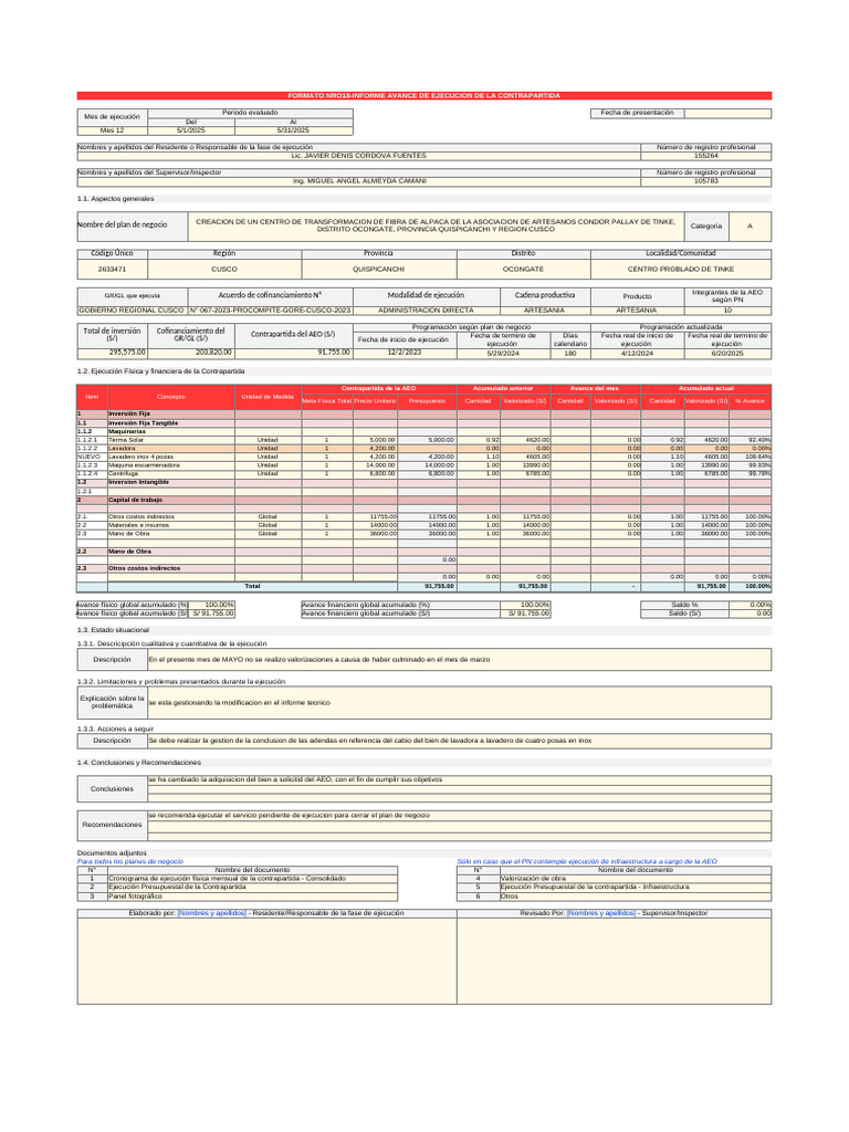 Copia de 12.F 18 Condor Pallay Tinke MAYO 2025 | PDF