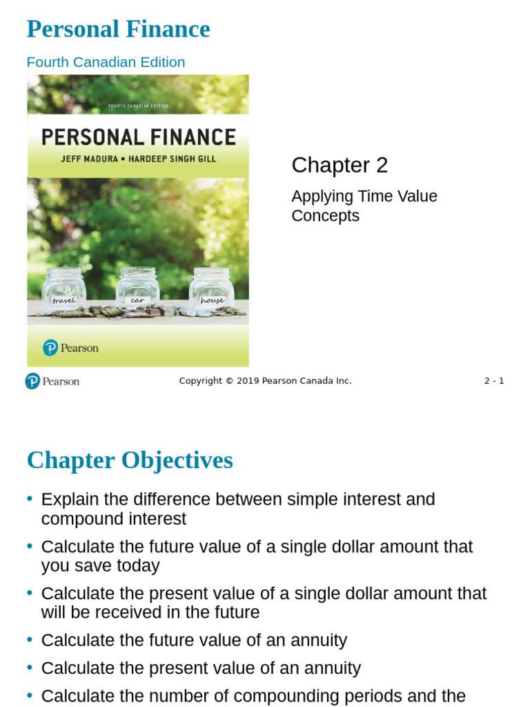 Chp. 2 - Time Value of Money - New | PDF | Present Value | Interest