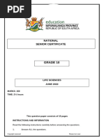Life Science Grade 9 Novemeber 2022 Exams Question Paper-1 | PDF ...