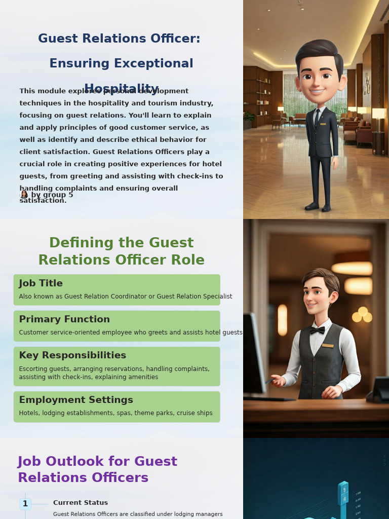 Guest Relations Officer Job Overview | PDF | Communication | Skill