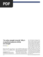 GPPAQ: Primary Care Physical Activity Tool | PDF | Physical Exercise ...