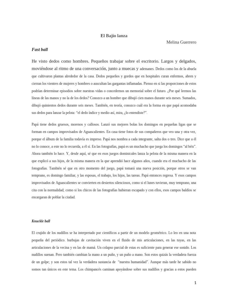 El Bajío Lanza | PDF