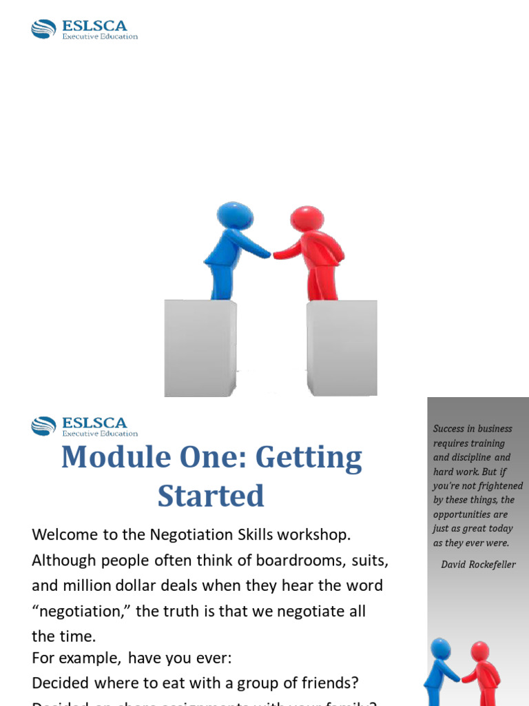 Negotiations Skills 1664530515 | PDF | Negotiation | Cognition