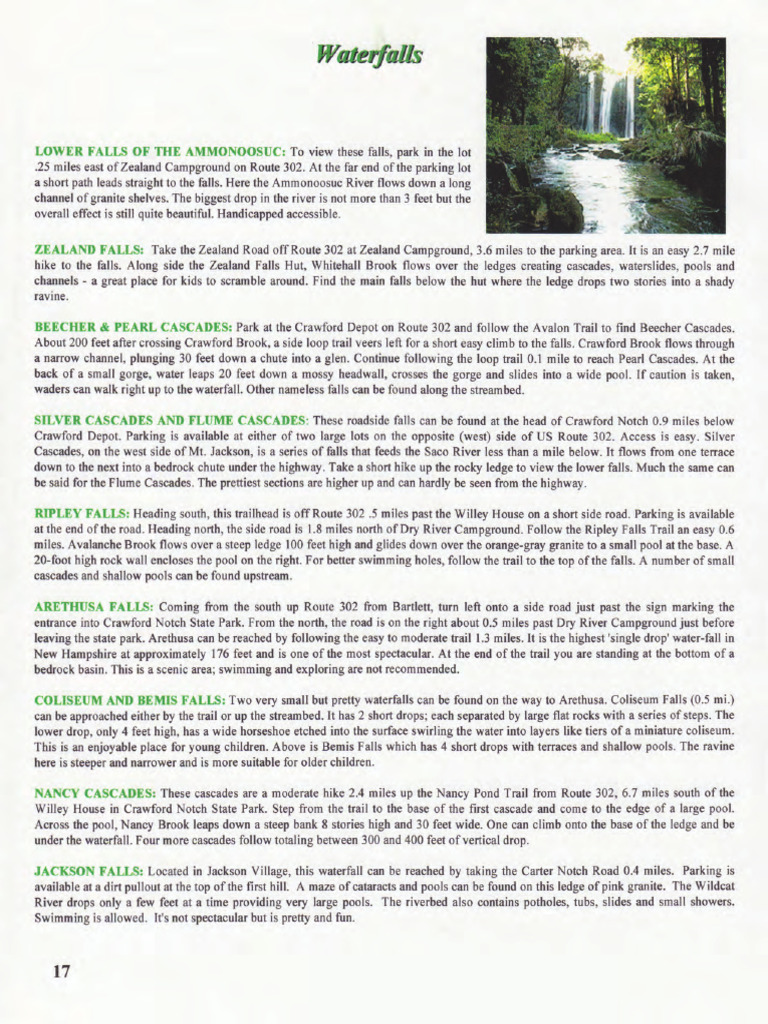 Waterfalls | PDF