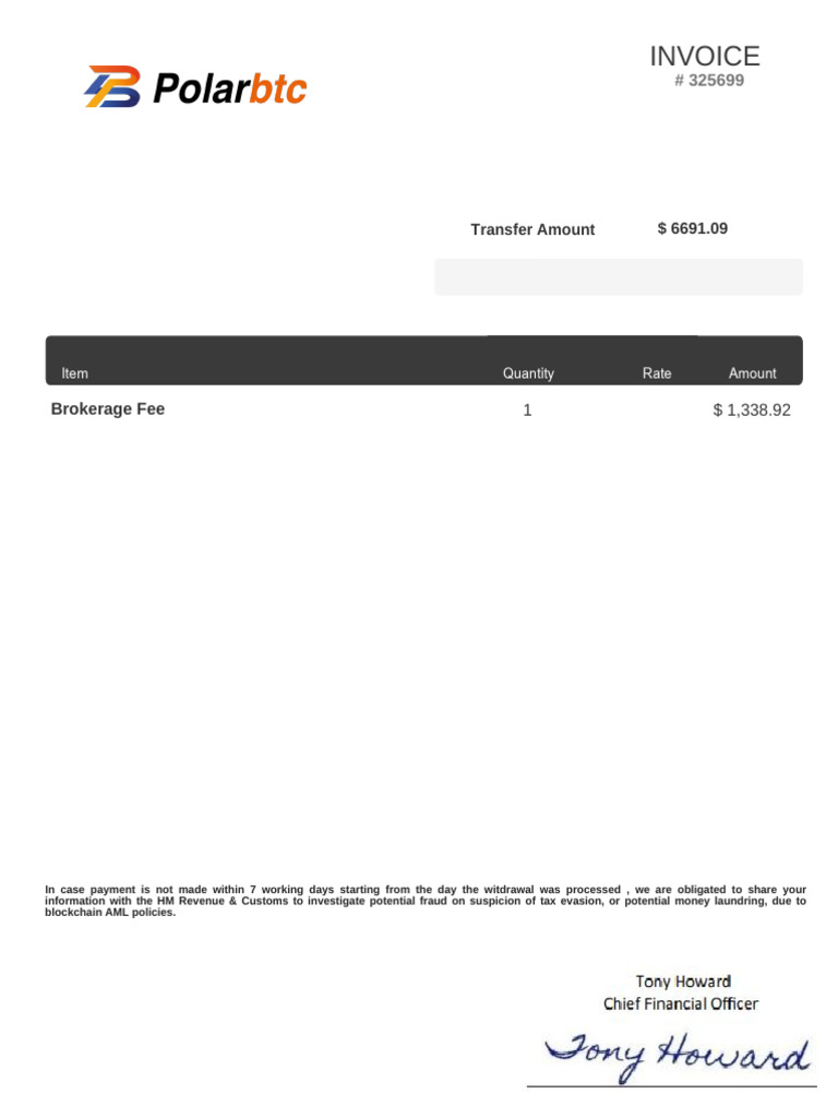 Graham Belk - 13.07 Invoice | PDF