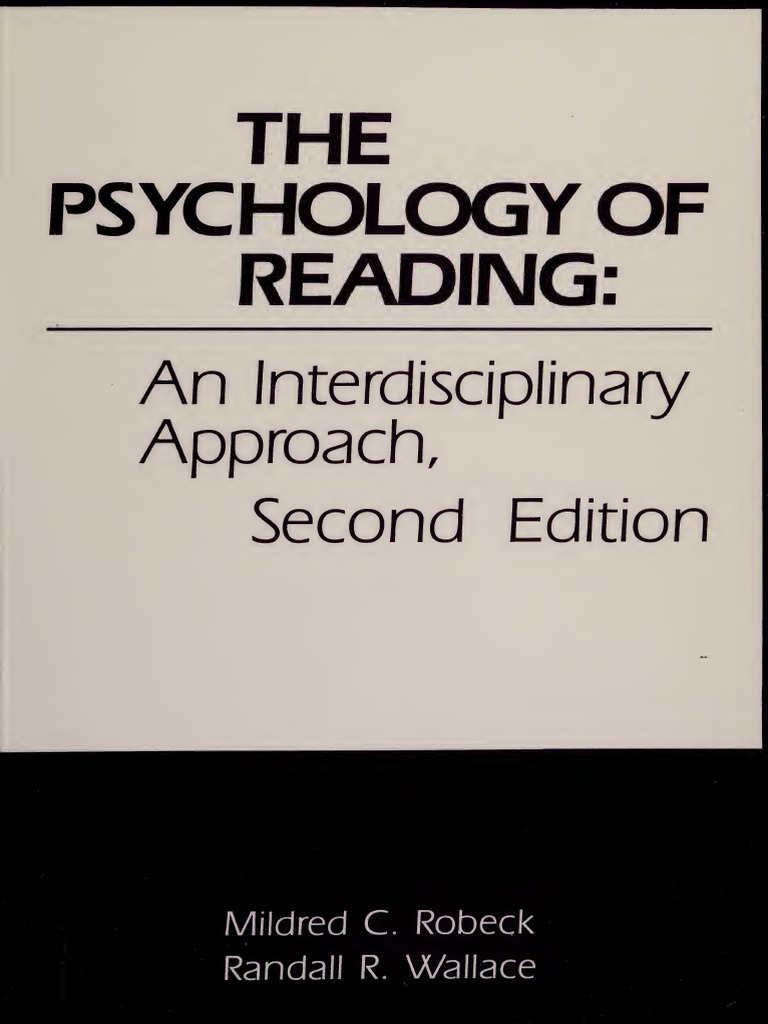 THE Psychology of Reading:: An Interdisciplinary Approach, Second ...