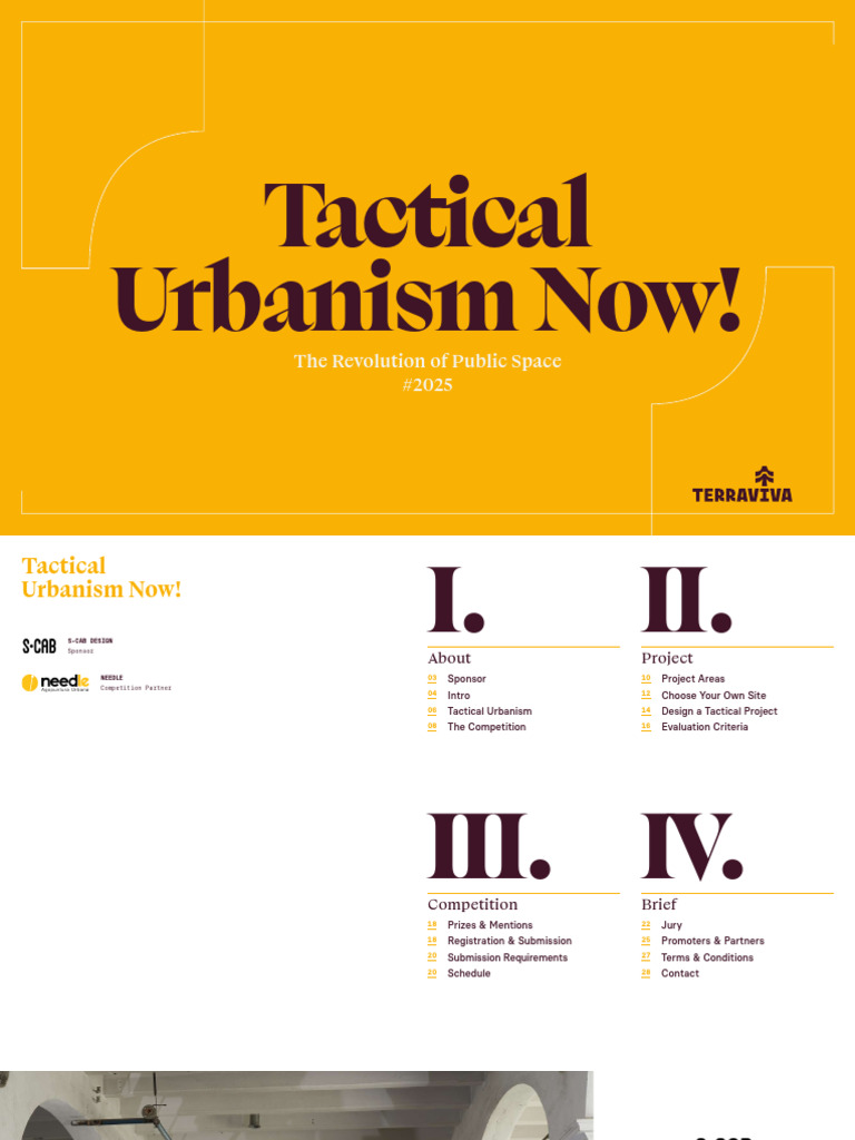 Tactical Urbanism Competition 2025 | PDF | Indemnity | Sustainability