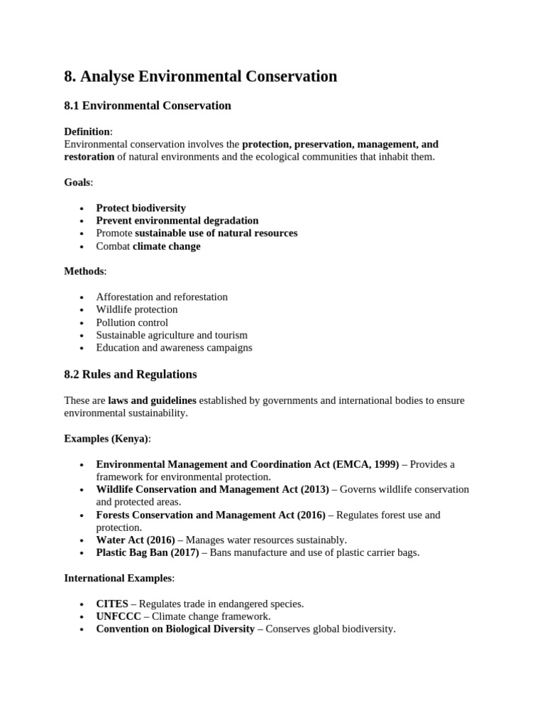 Analyse Environmental Conservation | PDF | Conservation Biology ...