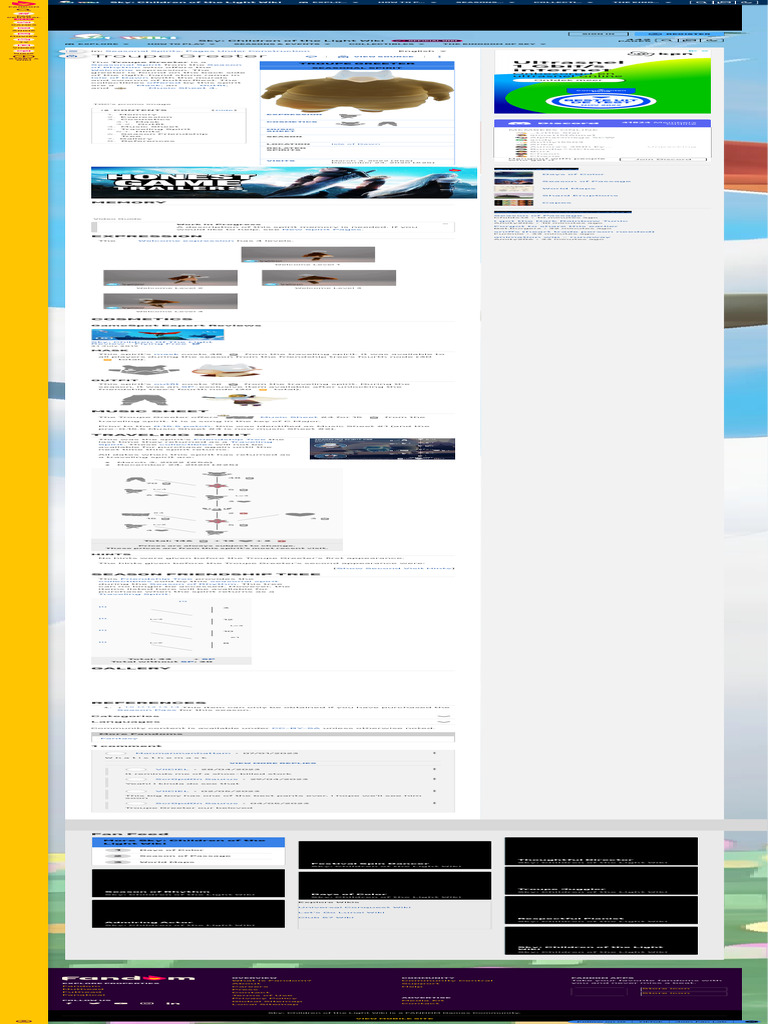 Troupe Greeter Sky Children of The Light Wiki Fandom | PDF