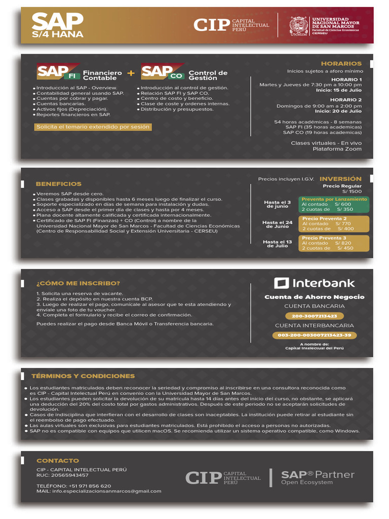 Brochure Sap Fico | PDF | Economias | Dinero