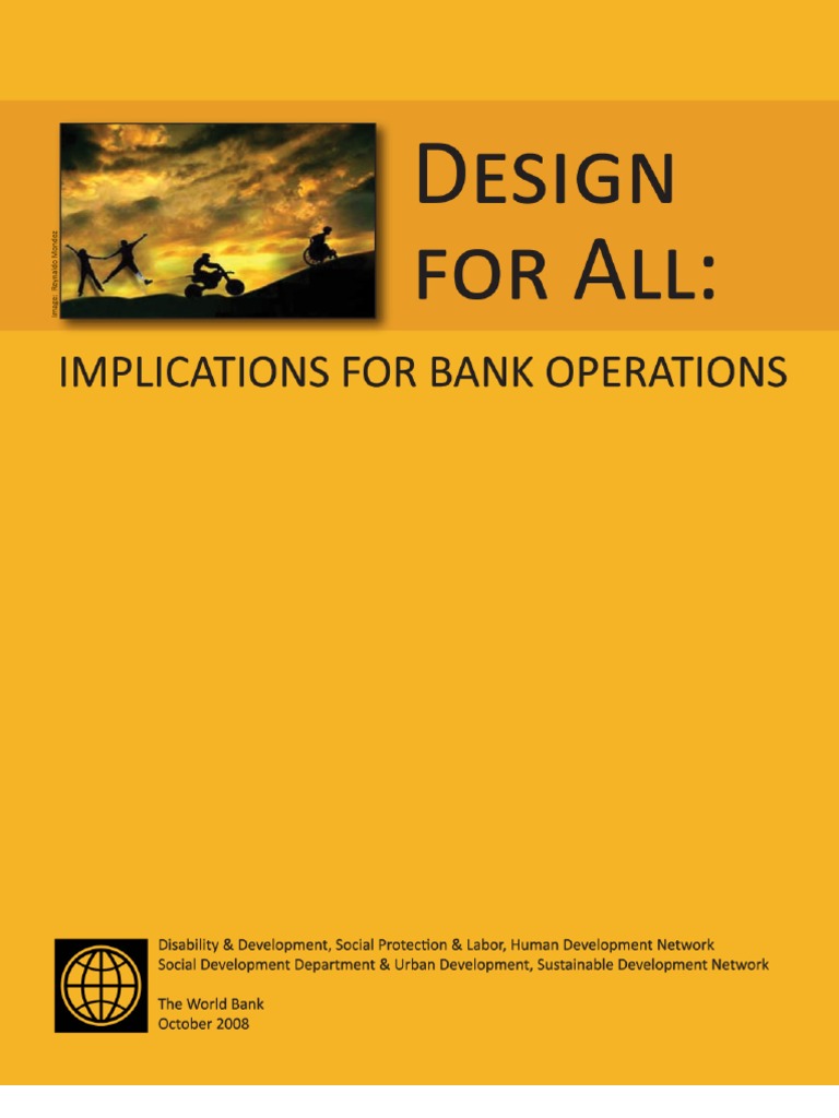 Universal Design World Bank | PDF | Accessibility | Disability