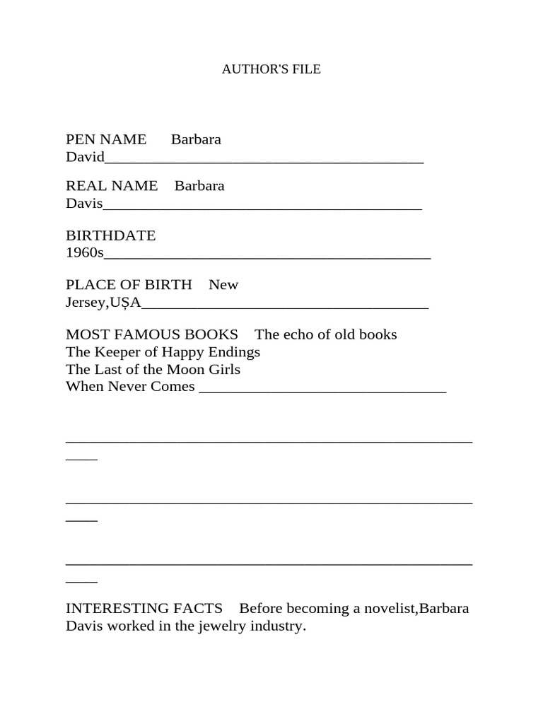 Barbara Davis | PDF