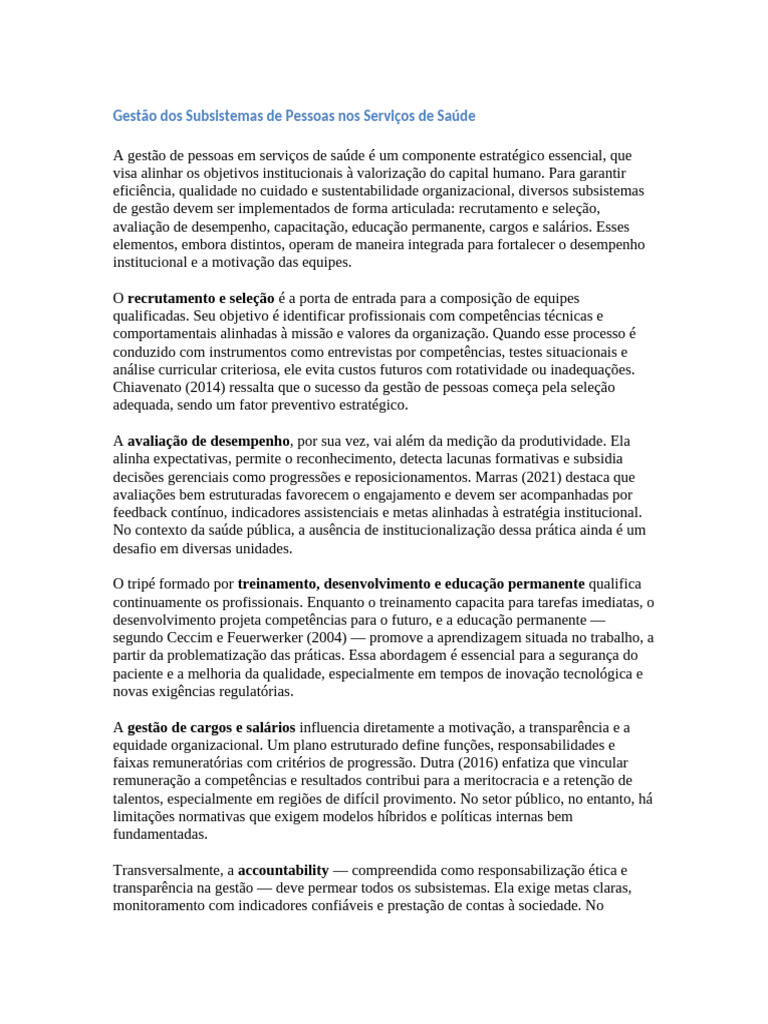 Texto Tema 3 | PDF | Gestão de recursos humanos