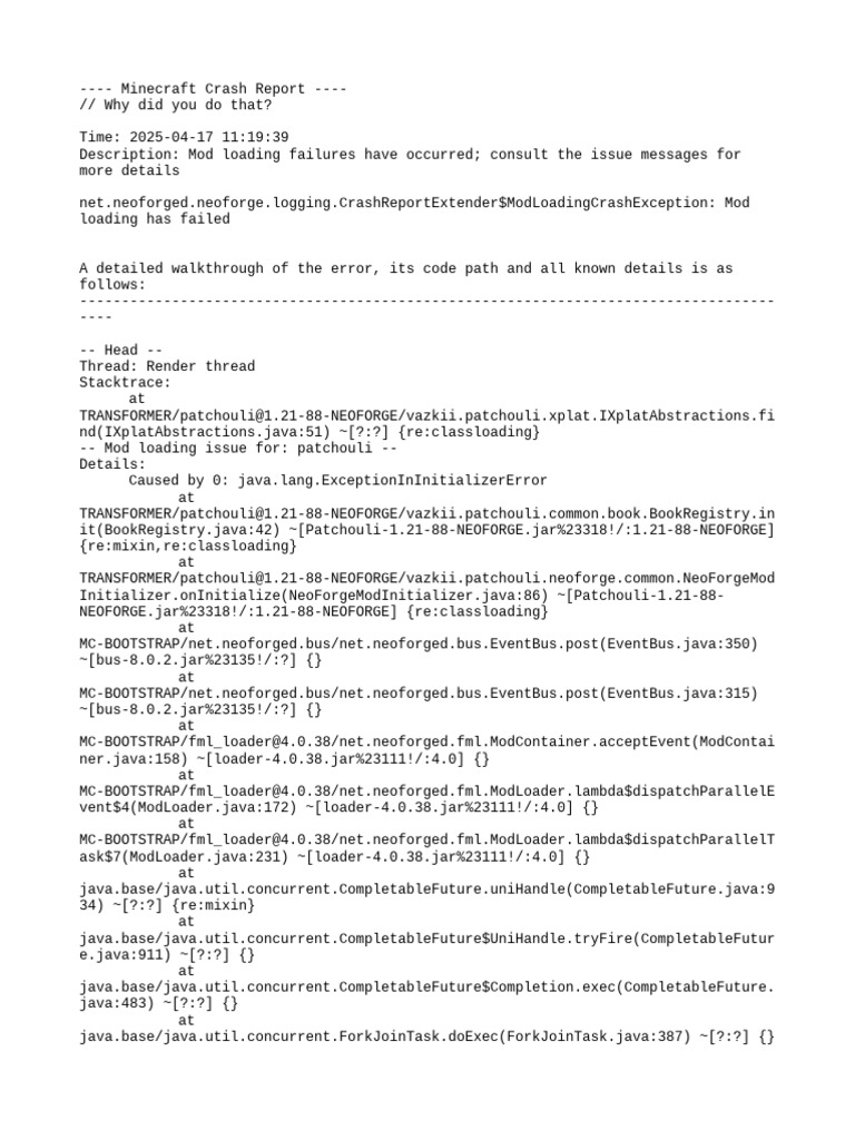 Crash 2025 04 17 - 11.19.39 FML | PDF | Computing | Computer Architecture