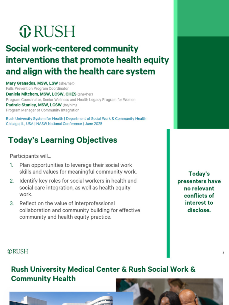 Social Work Interventions for Health Equity | PDF | Health Equity ...