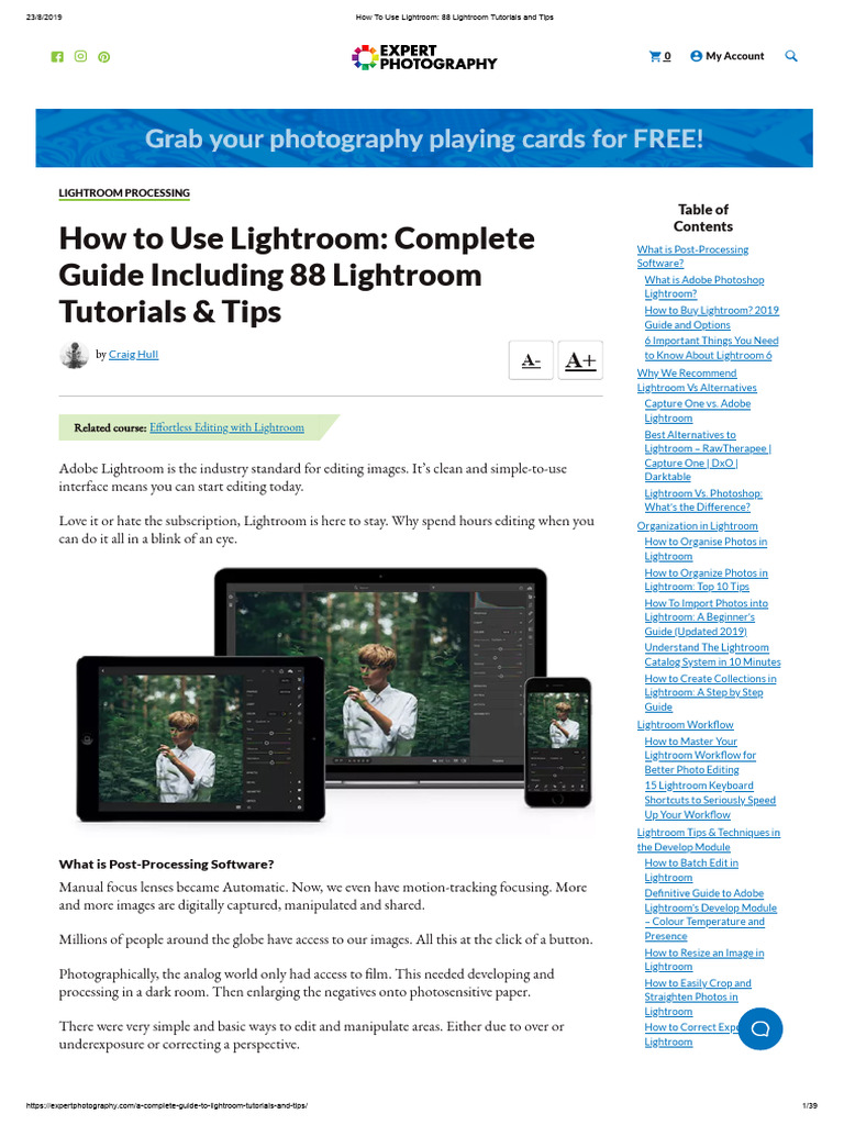 How To Use Lightroom - 88 Lightroom Tutorials and Tips | PDF | Pixel | Exposure (Photography)