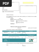 Modèle d'ordre de virement bancaire | PDF
