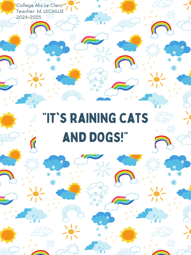 Weather Vocabulary and Song Activities | PDF | Weather | Languages