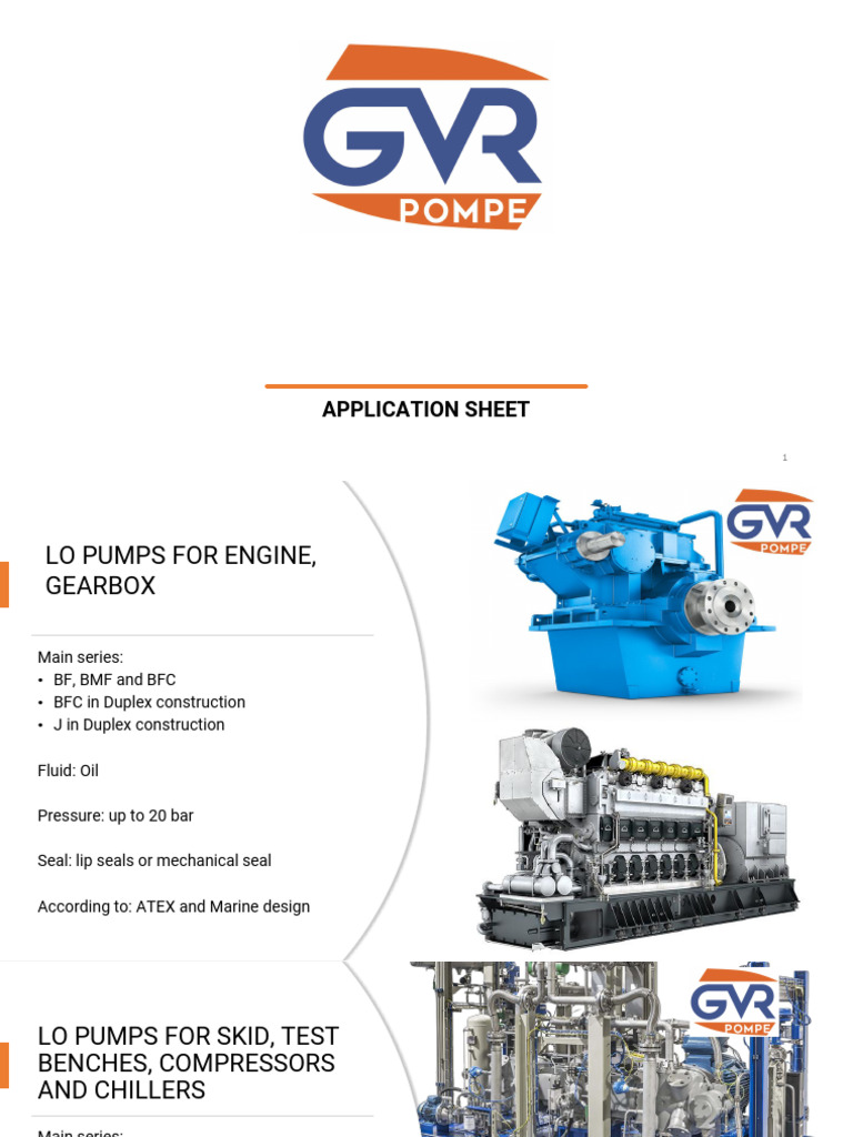 Application Sheet | PDF | Pump | Mechanical Engineering
