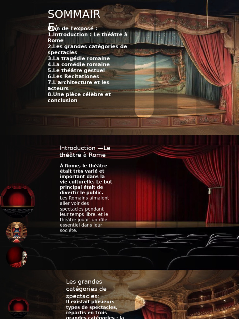 Présentation Theatre College | PDF | Théâtre | Comédie