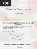 King Henry Metric Conversion Chart | PDF | Litre | Pascal (Unit)