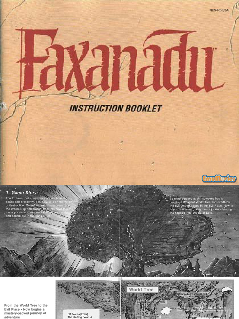 Faxanadu Game Manual | PDF