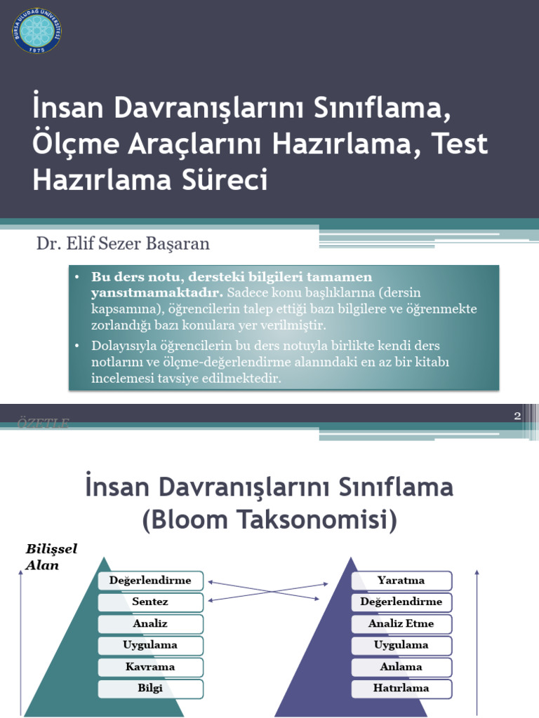 Unite 3 - Test Hazırlama | PDF