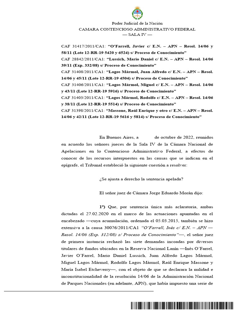 Fallo | PDF | Juez | Esfera pública