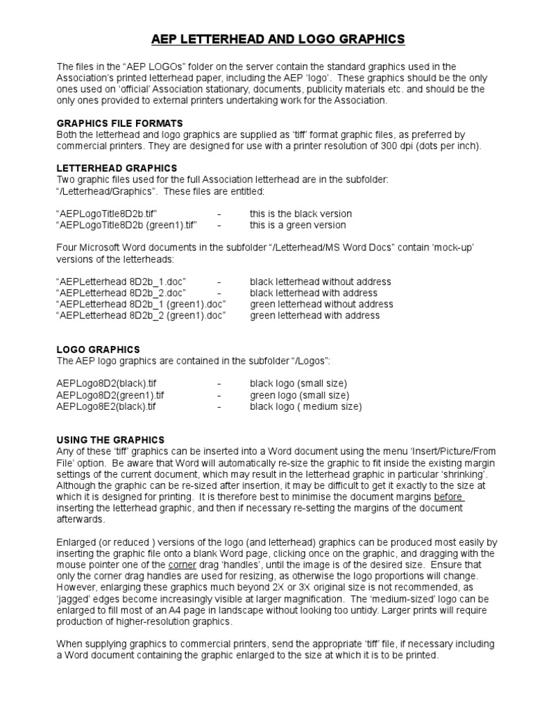 Aep Letterhead and Logo Graphics | PDF | Media Technology | Software