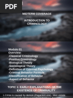 Classicism vs. Positivism in Criminology | PDF | Crime & Violence | Crimes