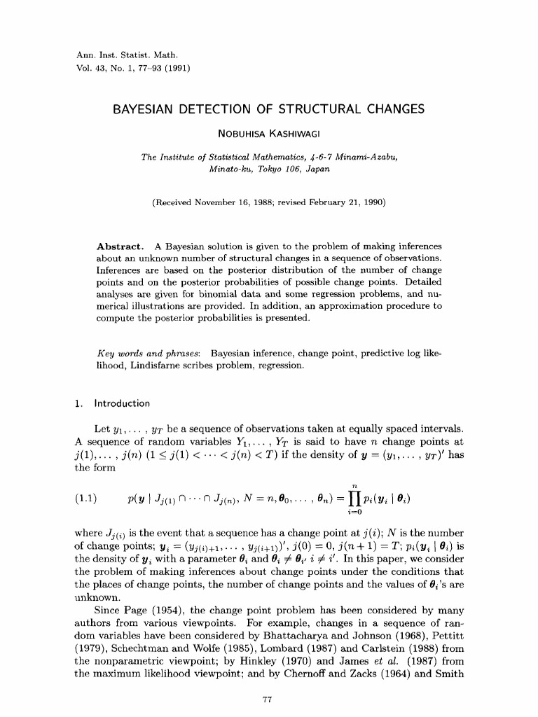 043_1_0077 | PDF | Bayesian Inference | Statistical Inference