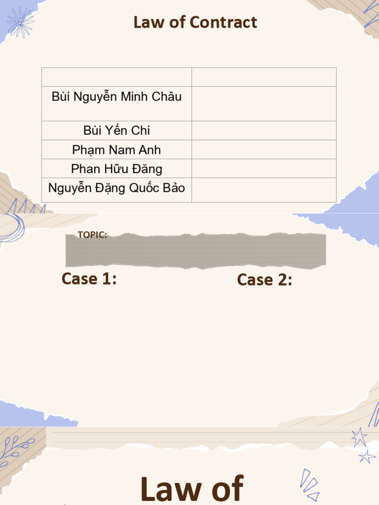 LoC - CLC48A - Group 2 - Presentation | PDF | Consent | Business Law