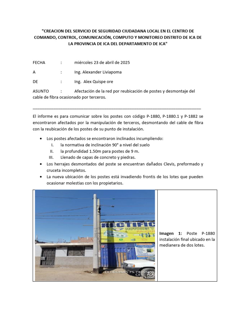 Informe Estructuras Reubicados en Auxiliar Panam. Sur D29 T2 | PDF