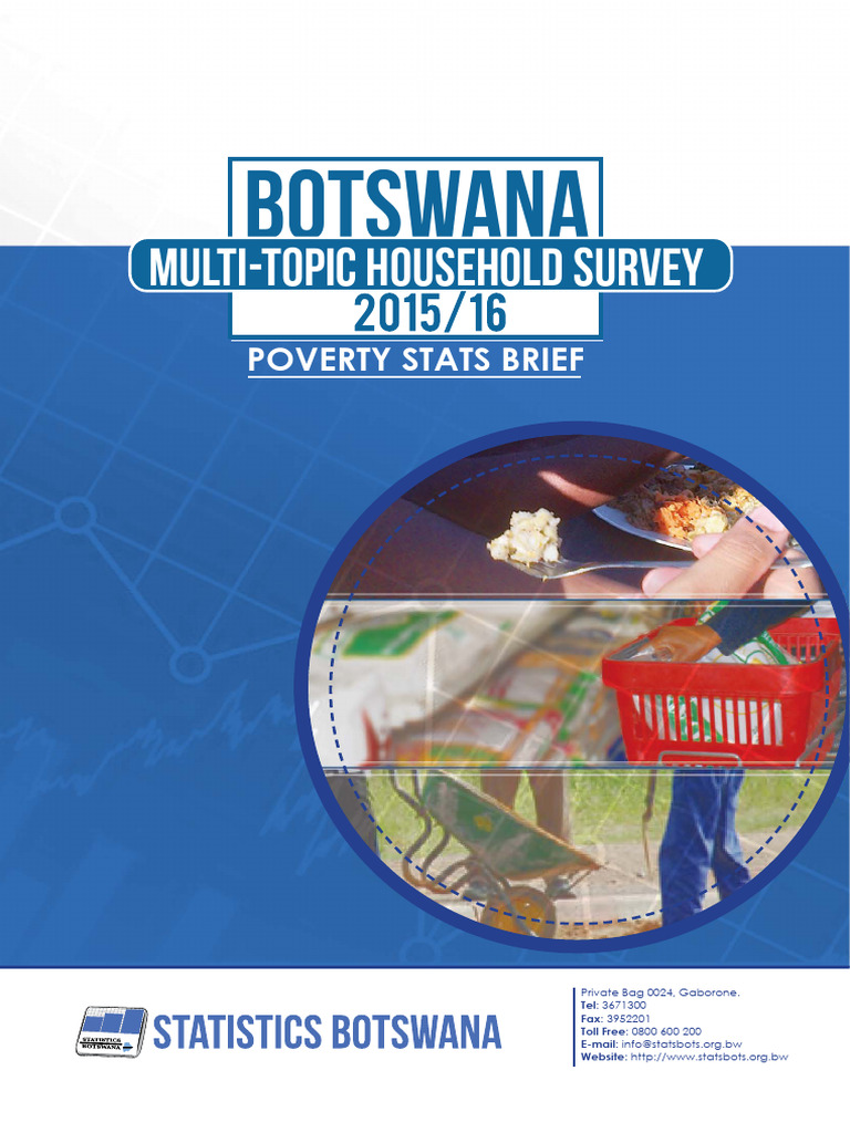 Botswana Poverty Stats Brief 2018 | PDF | Cost Of Living | Income
