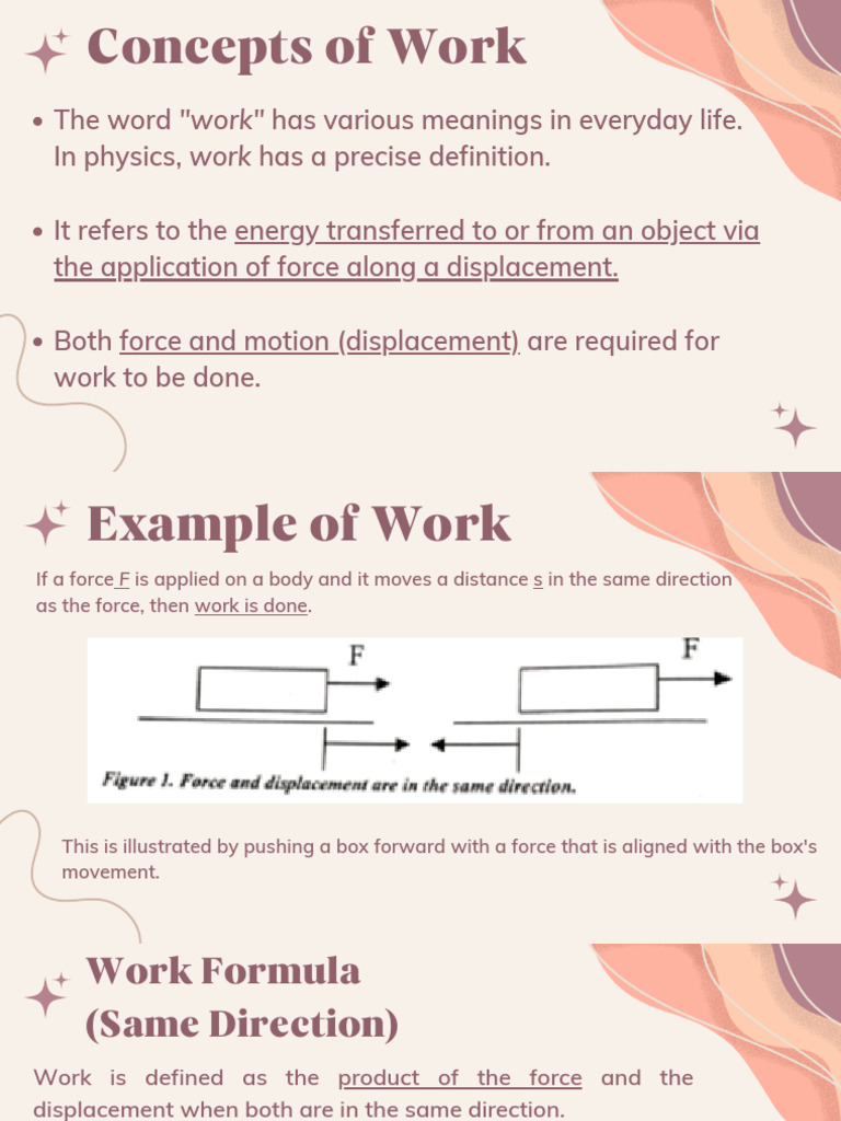 Work and Power - 20250520 - 071758 - 0000 | PDF | Force | Mechanical ...