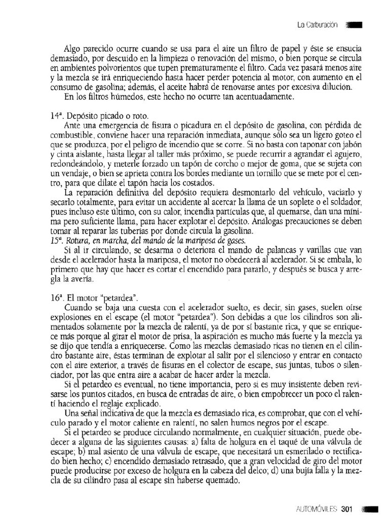 A Manual de Automoviles Arias Paz | PDF