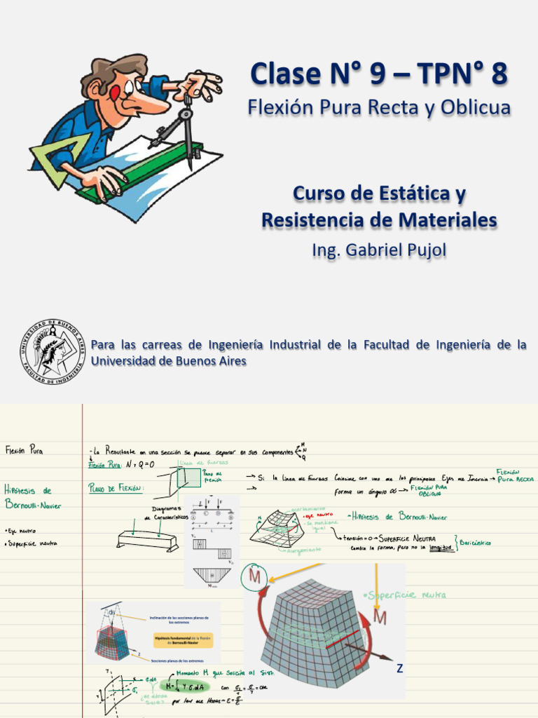Clase #9 - TP #8 - Flexión Simple Normal y Oblicua (Sin Deformaciónes ...