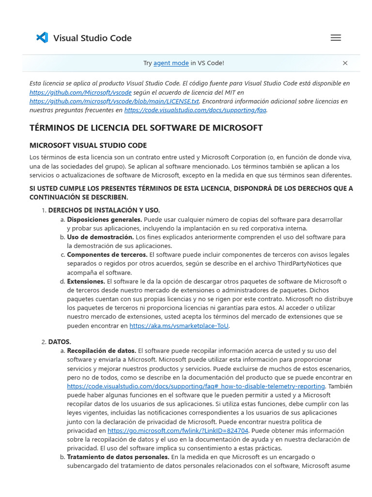 Visualstudio License | PDF | Microsoft | Software