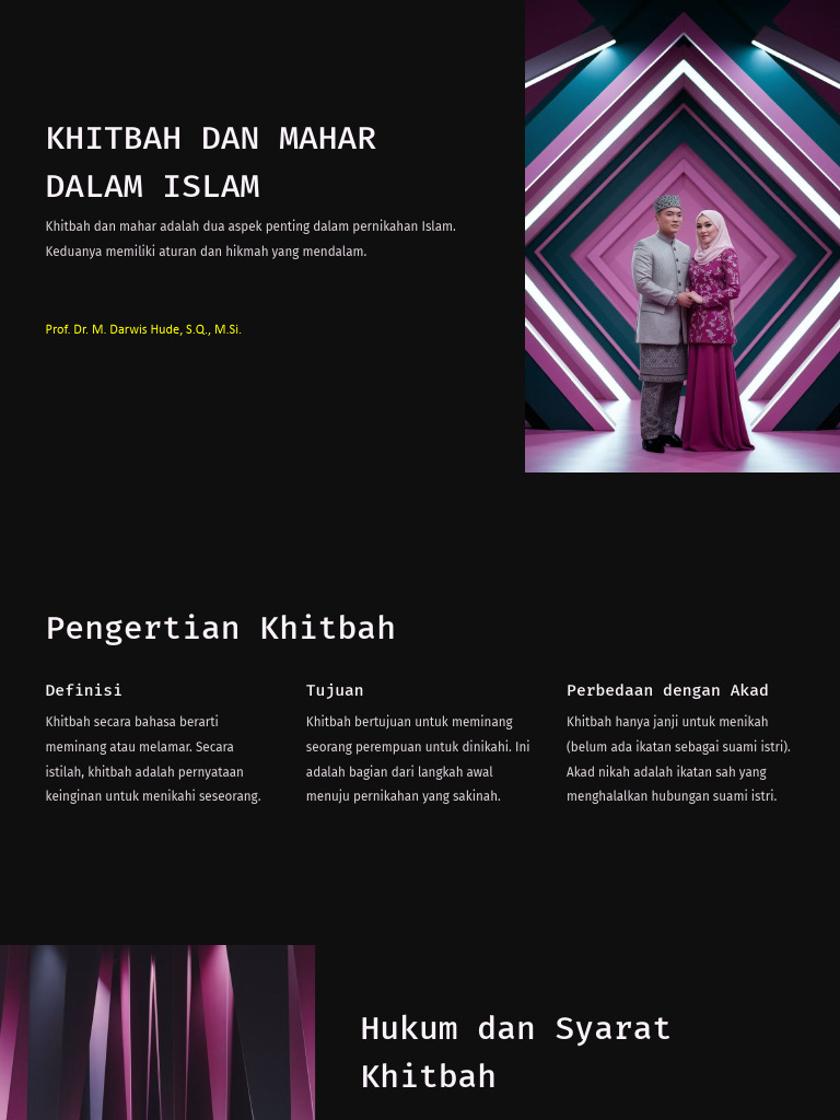 Khitbah Dan Mahar | PDF