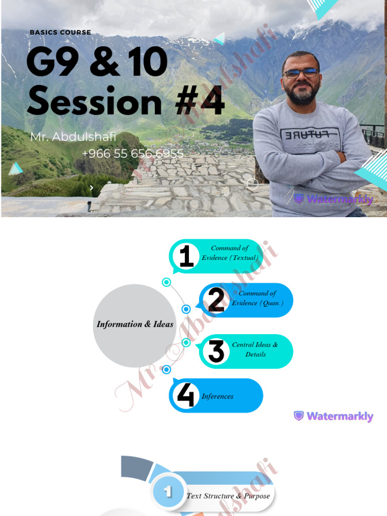 G9 & 10 Session 4 (Student's Edition) | PDF | Comma | Elinor Dashwood