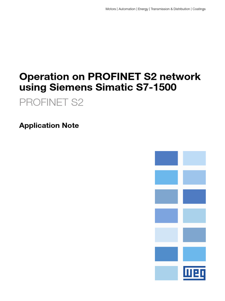 r00 e App Note Profinet s2 Simatic | PDF | Input/Output | Computer Network