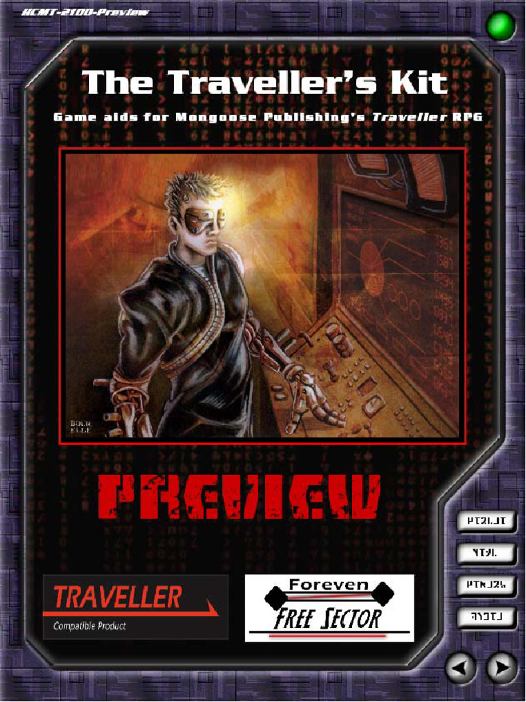 Traveller Character Record Sheet | PDF | License | Copyright