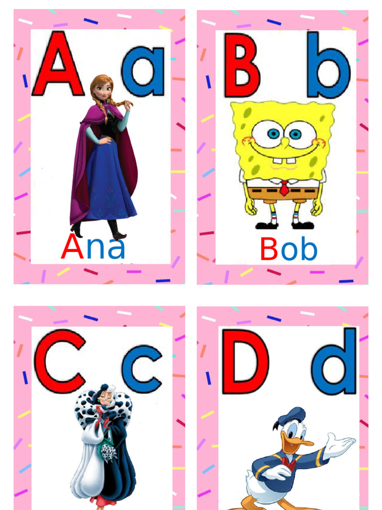 Abecedario Disney | PDF